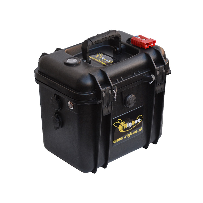 Rigbee LiFePO4 Akkukoffer 24V 50Ah / 1280Wh inkl. Ladegerät ...