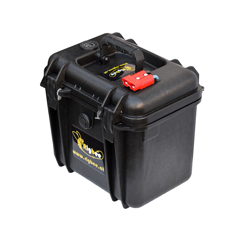 Rigbee LiFePO4 Akkukoffer 24V 50Ah / 1280Wh inkl. Ladegerät ...